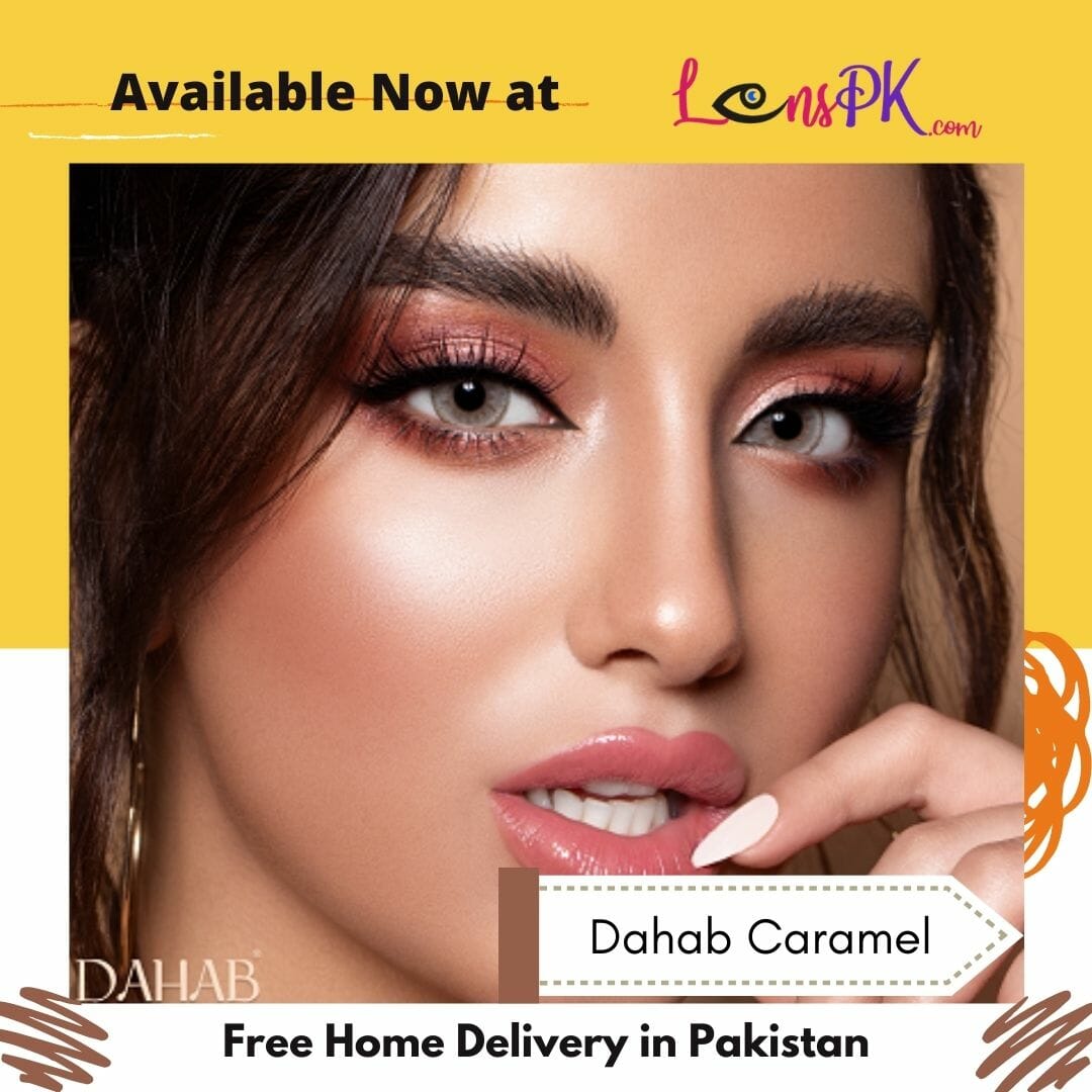 Dahab Caramel Contact Lenses | Gold Collection | 100% Original