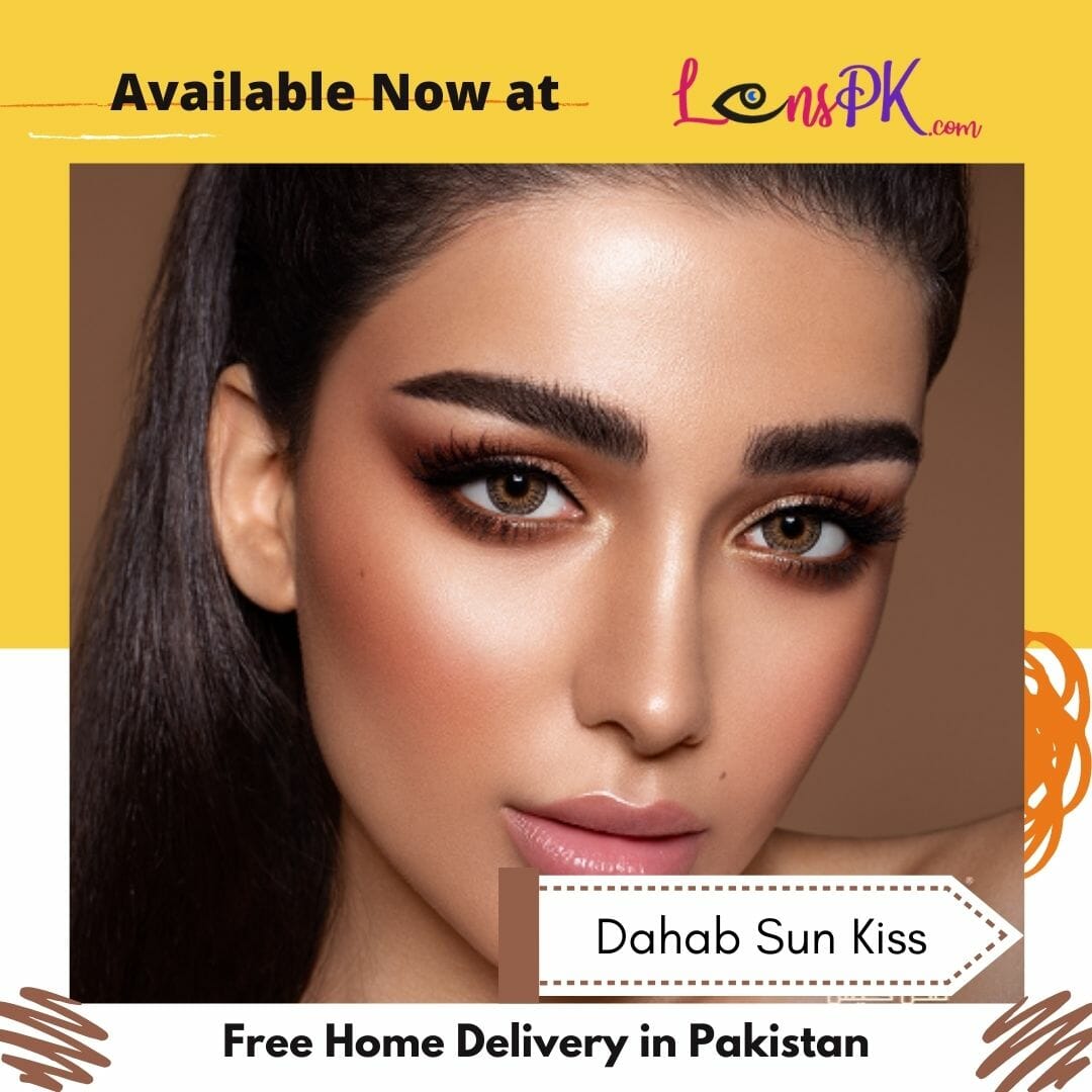 Dahab Sun Kiss Contact Lenses | Gold Collection | 100% Original