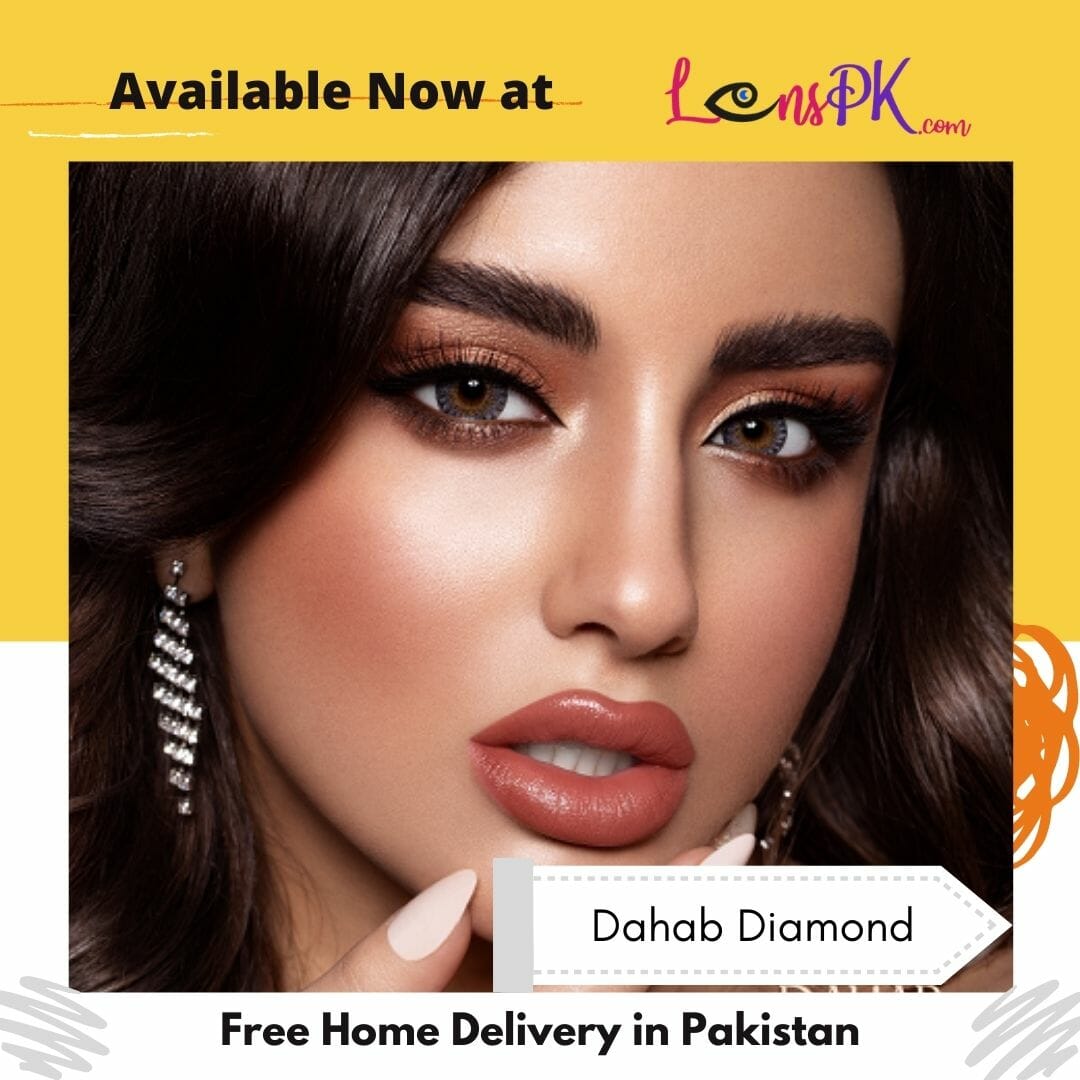 Dahab Diamond Contact Lenses | Gold Collection | Free Delivery